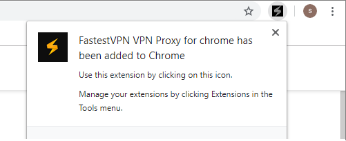 FastestVPN Chrome VPN Extension - Unblock all With VPN Proxy