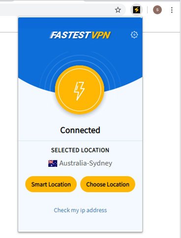 FastestVPN Chrome VPN Extension - Unblock all With VPN Proxy