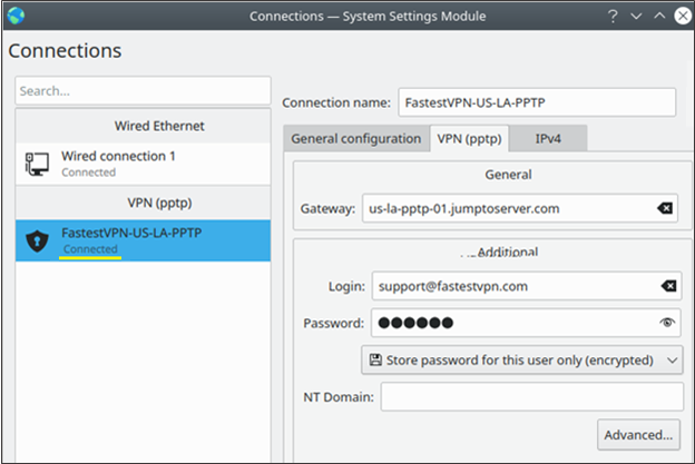 How To Setup Fastestvpn Using Pptp Protocol On Kubuntu Linux