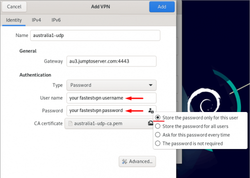 How To Setup Openvpn On Debian Linux Fastestvpn Support