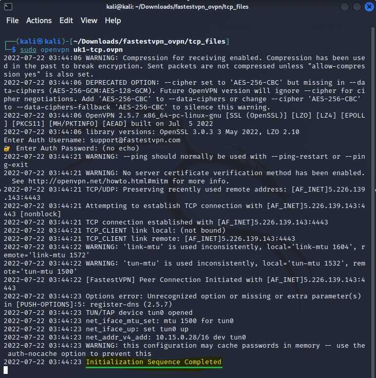 How to Setup OpenVPN on Kali Linux | FastestVPN Support How to Setup OpenVPN on Kali Linux | FastestVPN Support